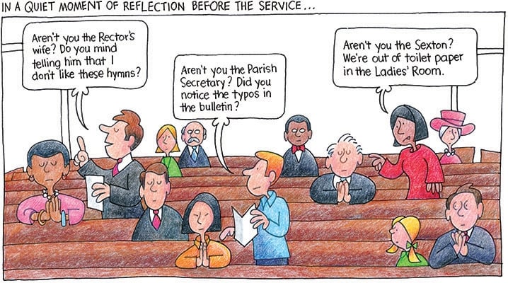 Church Secretary Cartoon